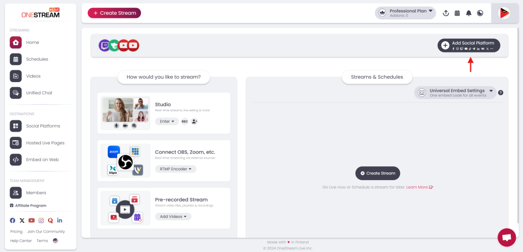 How to Go Live on TikTok with OneStream Live