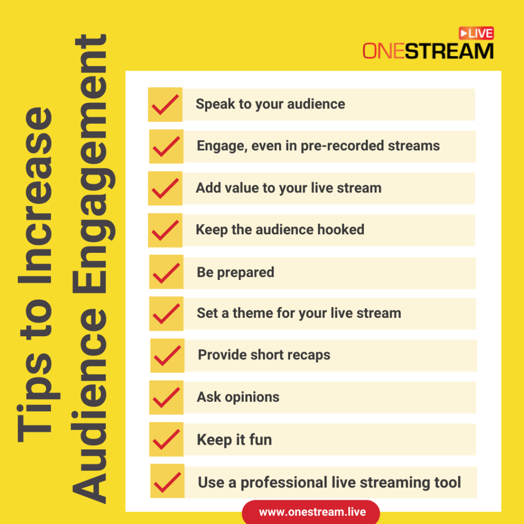 How to Engage Maximum Audience During a Live Stream? An Ultimate Guide
