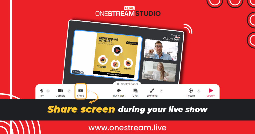 How to Screen Share with OneStream Studio