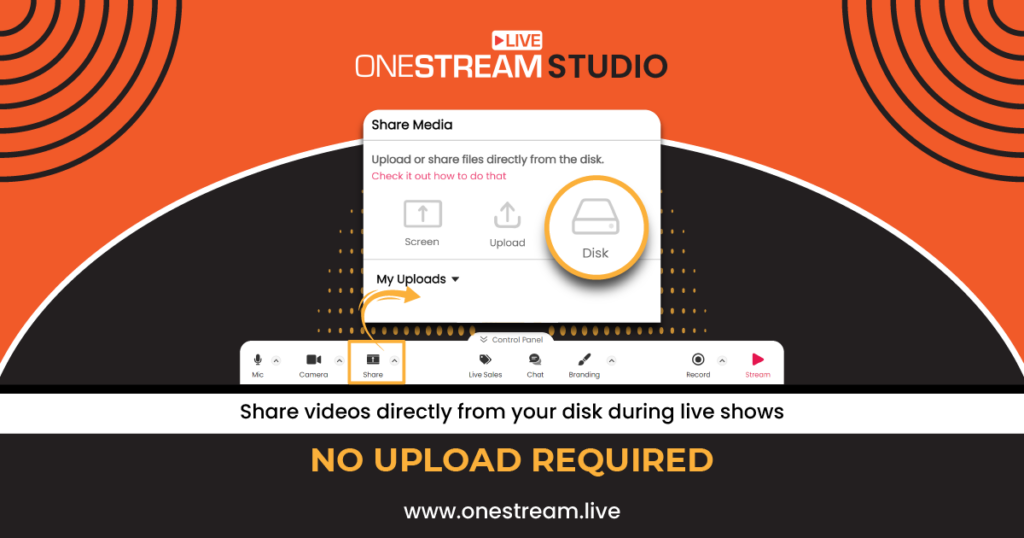 How to Share Media with OneStream Studio