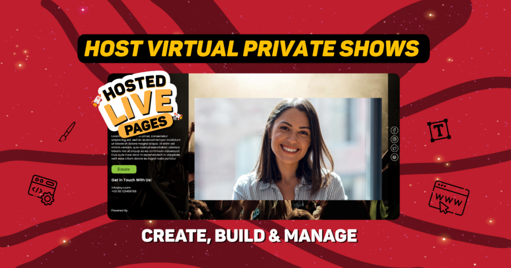 How to Host Virtual Private Shows Using Hosted Live Pages - OneStream Live