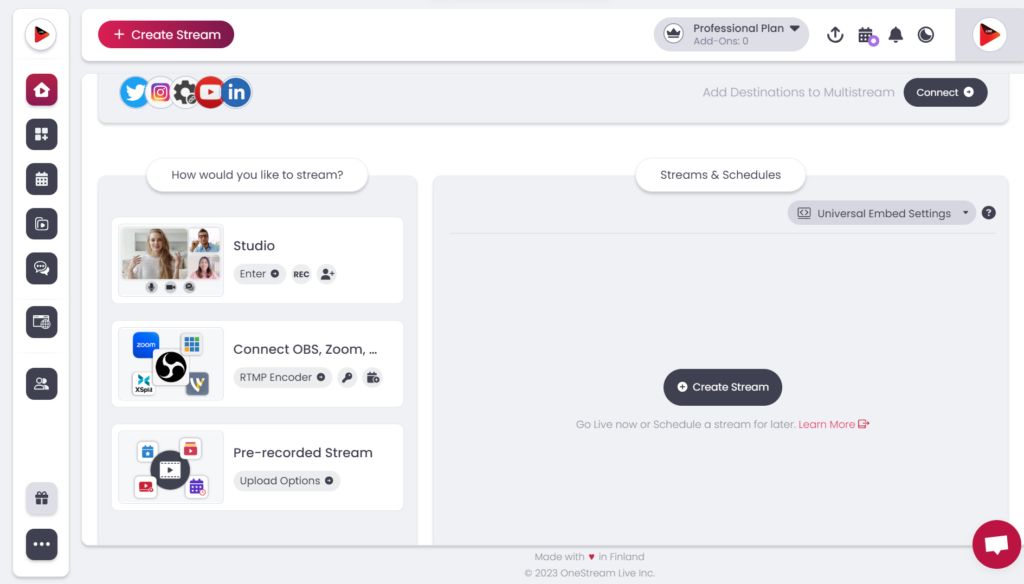 The Future of Live Streaming: OneStream Live