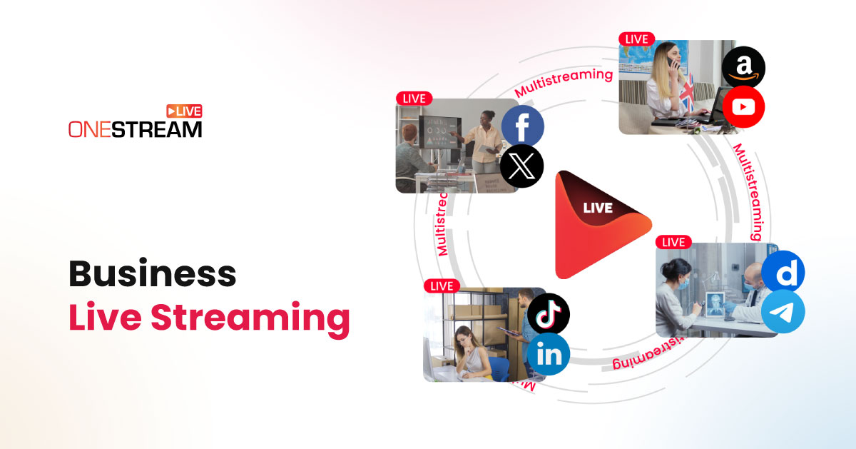 Best corporate live streaming solution OneStream Live