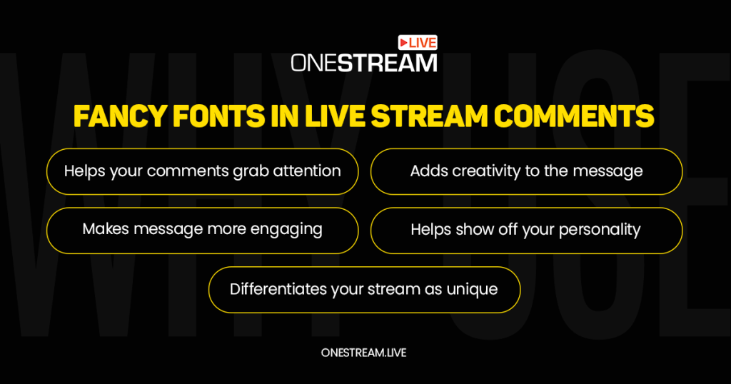 Ultimate Guide to Add Fancy Fonts in Live Stream Comments